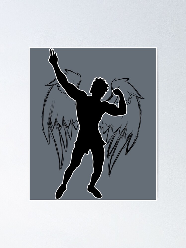 "Zyzz greek god pose with wings " Poster for Sale by HelloooShop ...