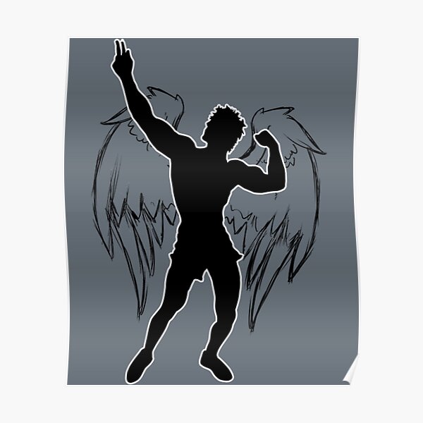"Zyzz greek god pose with wings " Poster for Sale by HelloooShop ...