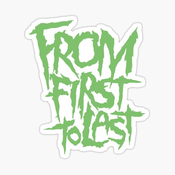 "From First to Last Band" Sticker for Sale by genetrapp | Redbubble