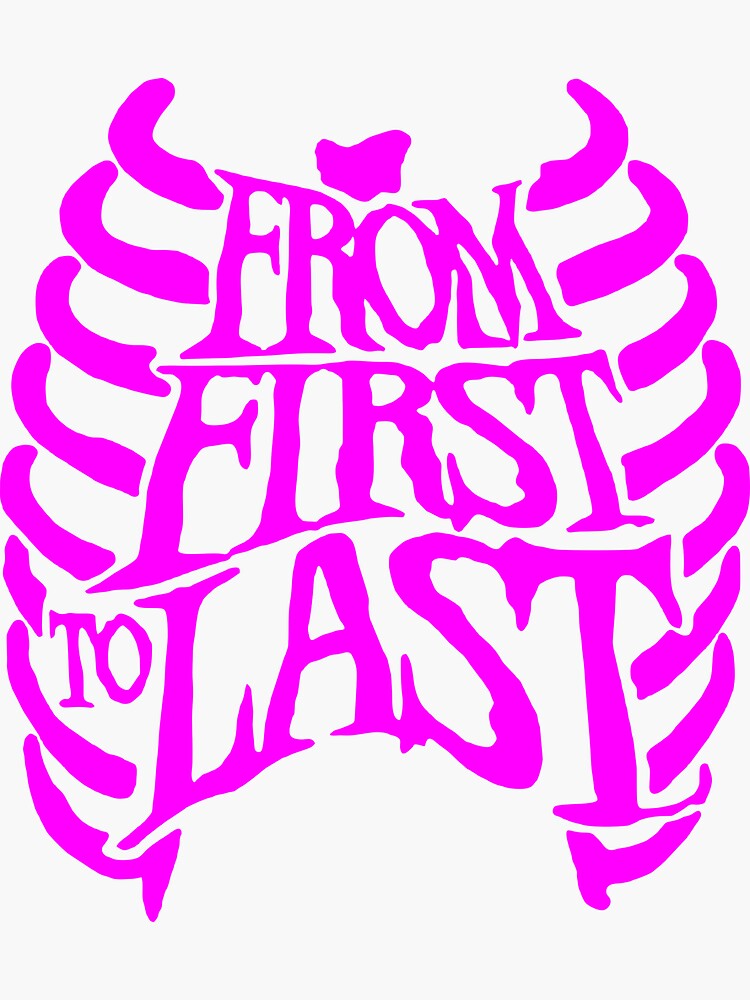 "From First to Last Band" Sticker by genetrapp | Redbubble