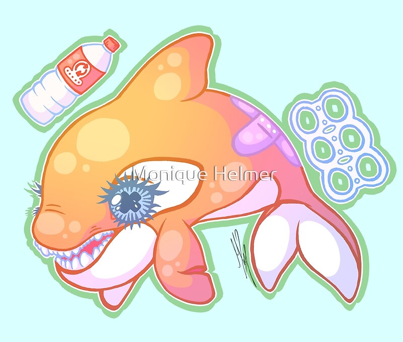"Orca pastel goth " by Monique Helmer | Redbubble