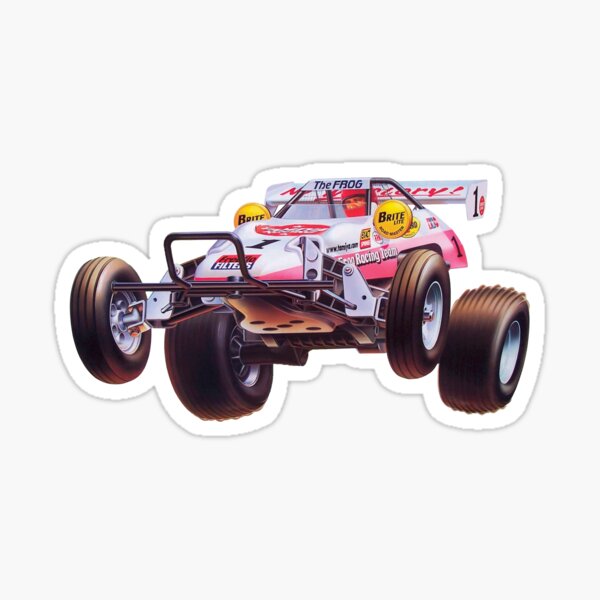 "Tamiya The Frog RC Car" Sticker by FireKissed72 | Redbubble