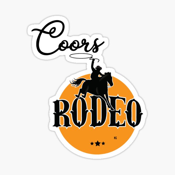 "Coors Banquet Rodeo, Coors Rodeo Colorway" Sticker by colerprmutoc ...