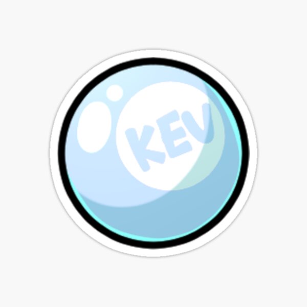 "Light Blue Kev" Sticker by justsimmeramy | Redbubble