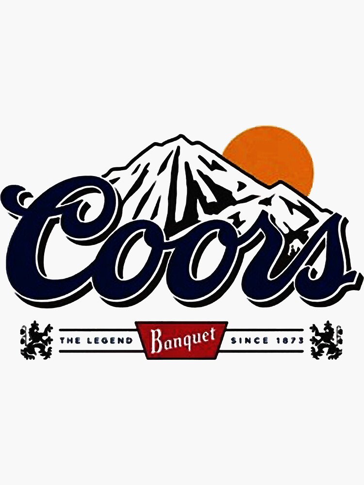 "Coors Banquet Rodeo, Coors Rodeo Colorway" Sticker by rosolwegironefn ...