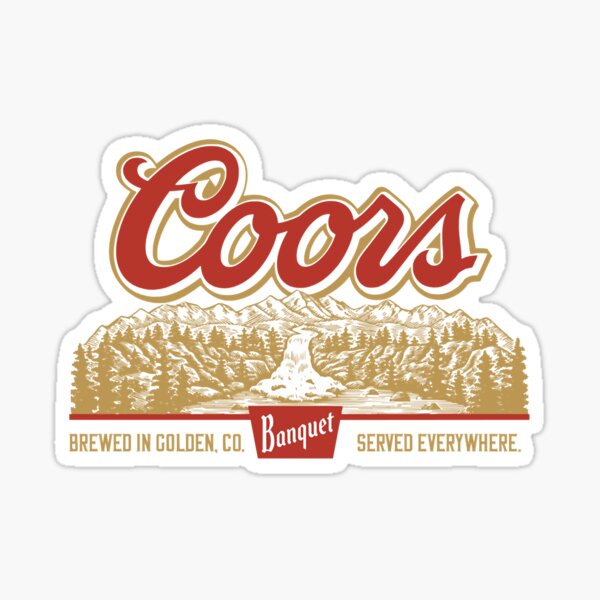 "Coors Banquet Rodeo, Coors Rodeo Colorway" Sticker by rosolwegironefn ...