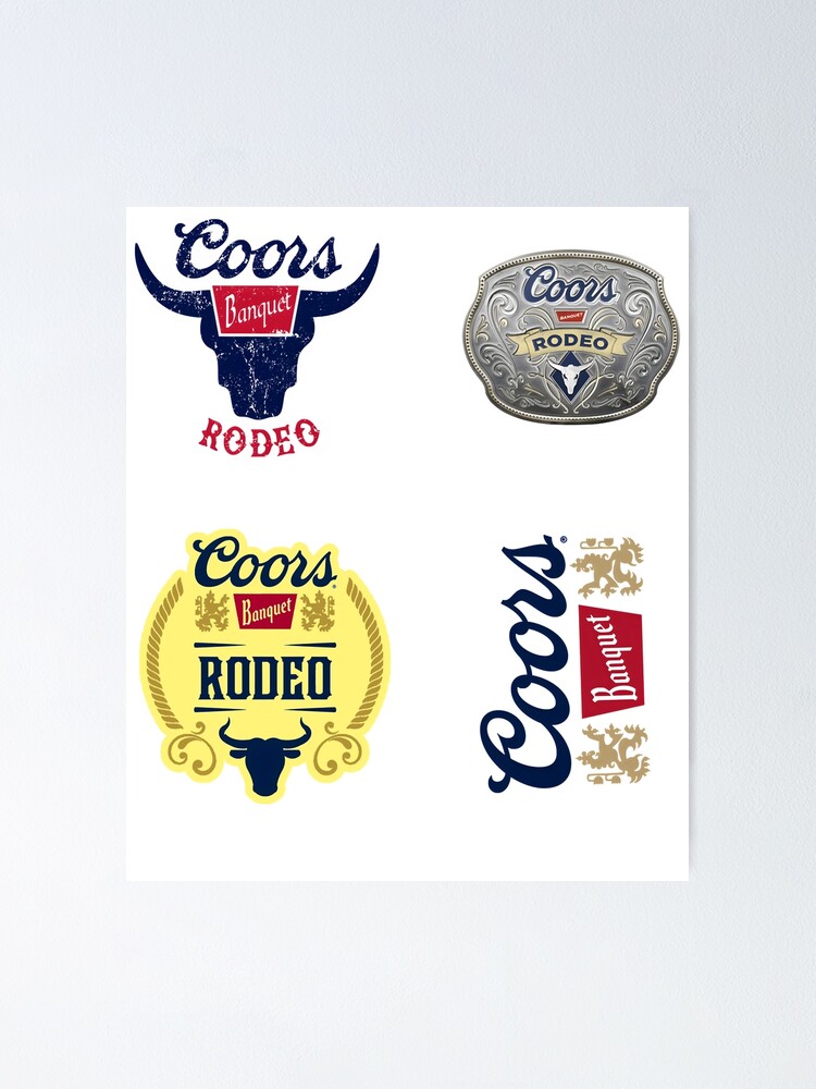 "Coors Banquet Rodeo, Coors Rodeo Colorway" Poster for Sale by ...