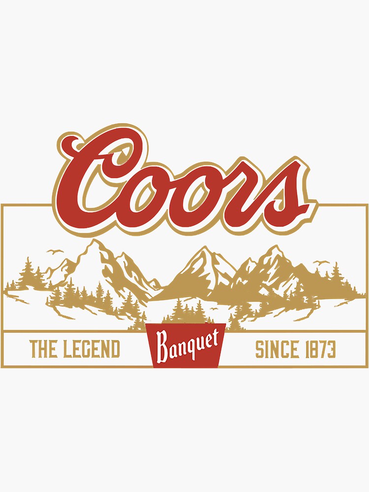 "Coors Banquet Rodeo, Coors Rodeo Colorway" Sticker by rosolwegironefn ...