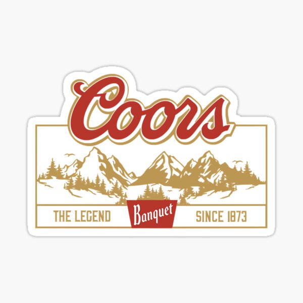 "Coors Banquet Rodeo, Coors Rodeo Colorway" Sticker by colerprmutoc ...