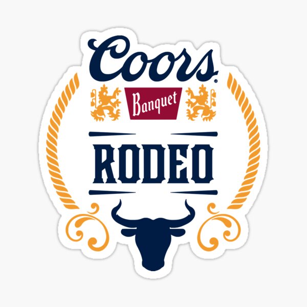 "Coors Banquet Rodeo, Coors Rodeo Colorway" Sticker by rosolwegironefn ...