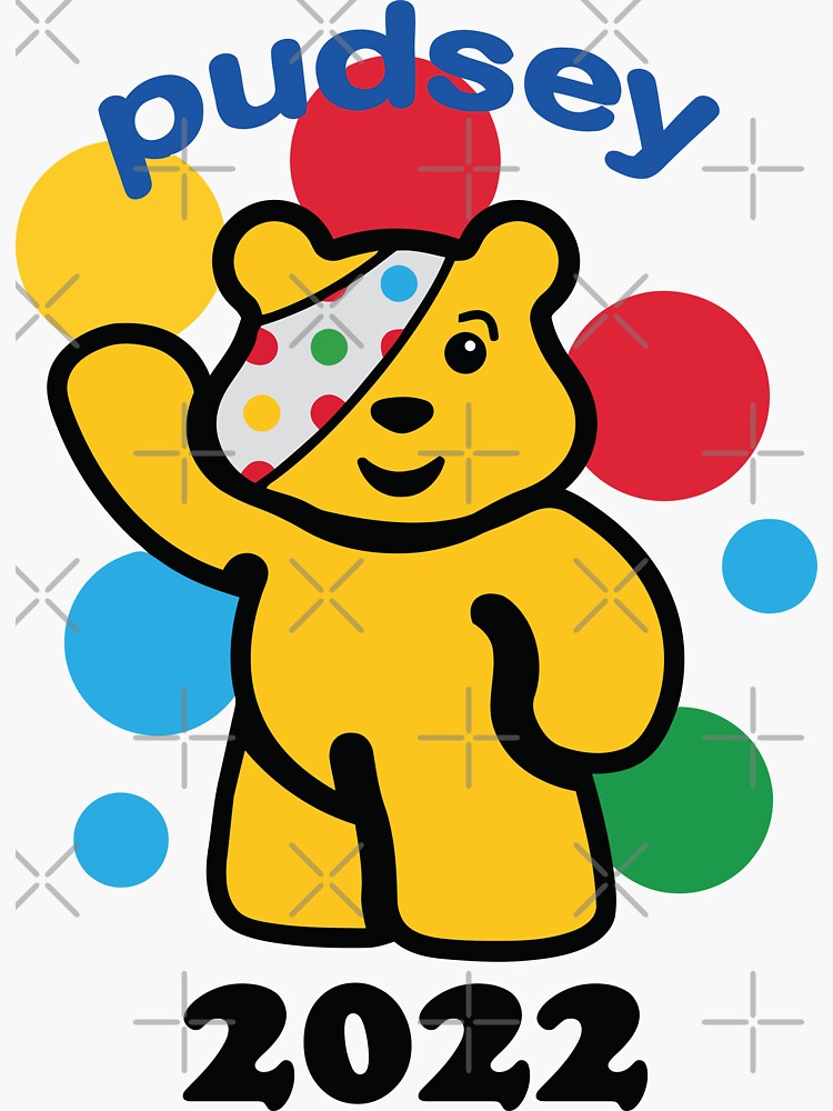 "Pudsey Merch Pudsey 2022" Sticker for Sale by SalMaiShop | Redbubble