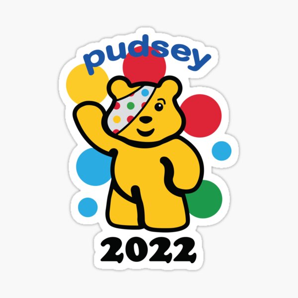 "Pudsey Merch Pudsey 2022" Sticker for Sale by SalMaiShop | Redbubble
