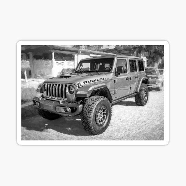 "2022 Jeep Unlimited Rubicon Hemi 392 " Sticker by RichFrancoCars ...
