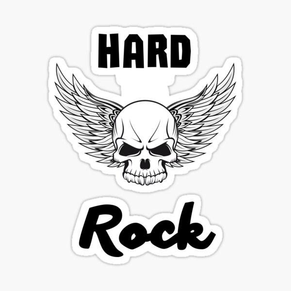 "Hard rock" Sticker by xalerchik | Redbubble