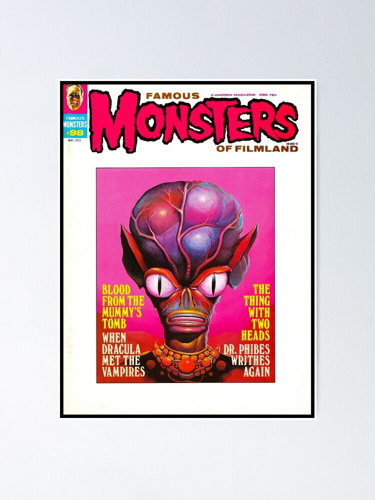 "OF COURSE, ANOTHER GREAT VINTAGE FAMOUS MONSTER MAGAZINE COVER ...