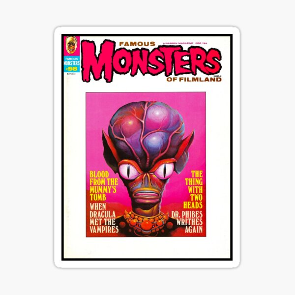 "OF COURSE, ANOTHER GREAT VINTAGE FAMOUS MONSTER MAGAZINE COVER ...