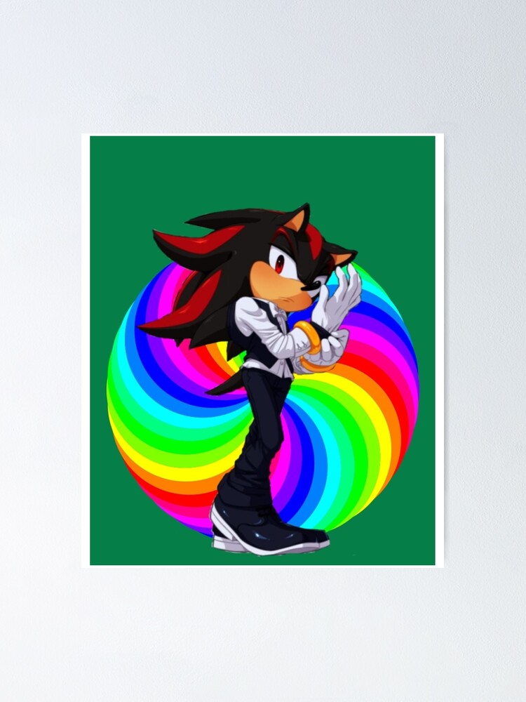 Póster «Gráfico de Shadow The Hedgehog» de PeachtreePique | Redbubble
