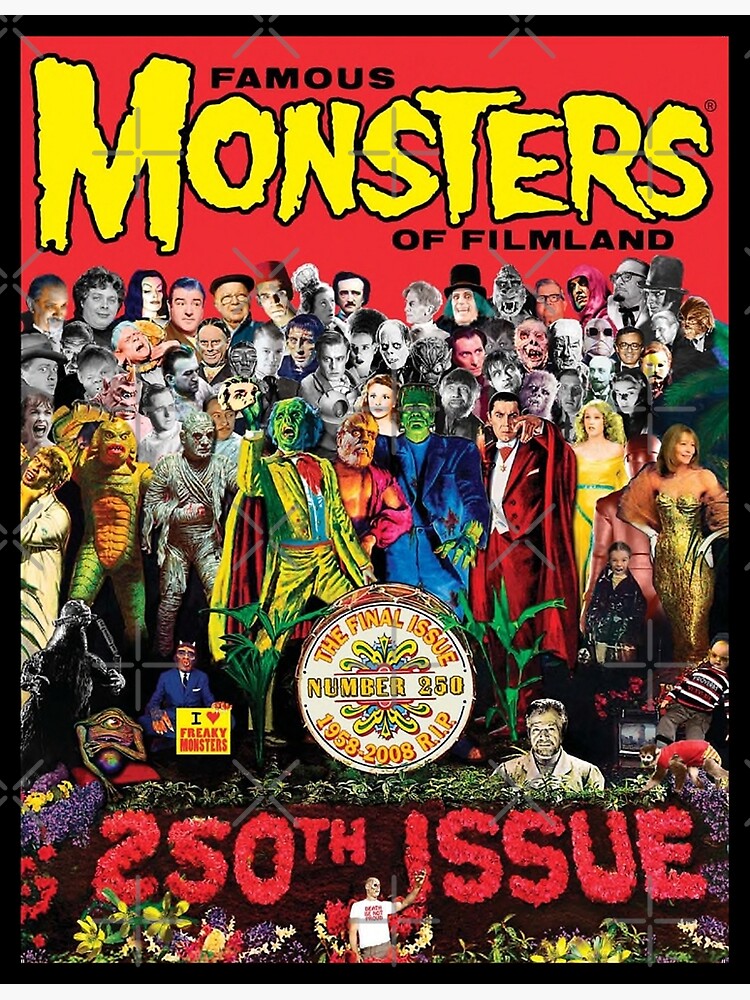 "AND ANOTHER GREAT VINTAGE FAMOUS MONSTER MAGAZINE COVER!" Poster for ...