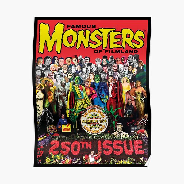 "AND ANOTHER GREAT VINTAGE FAMOUS MONSTER MAGAZINE COVER!" Poster for ...