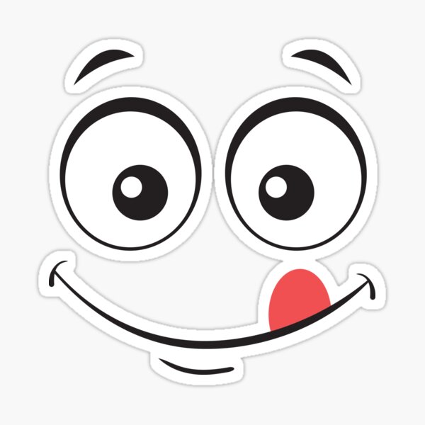 "Hungry face emoji" Sticker by Brothersfashion | Redbubble