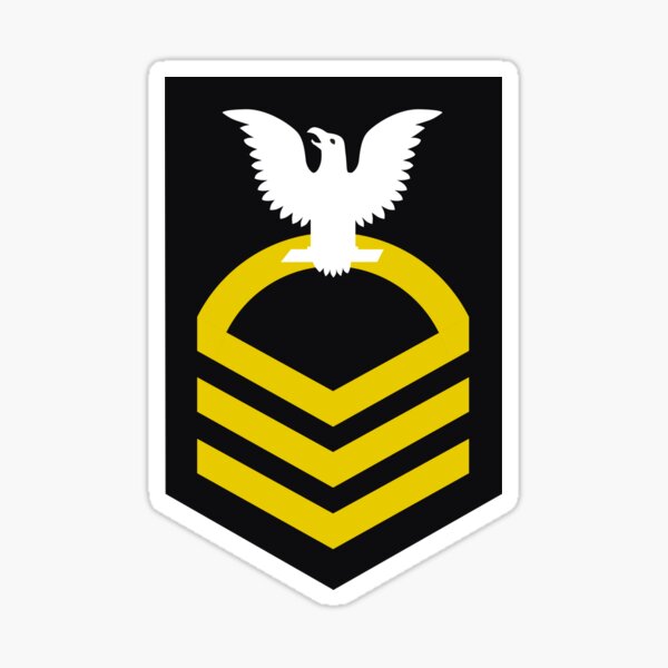 "CPO Chief Petty Officer GOLD" Sticker by dtkindling | Redbubble