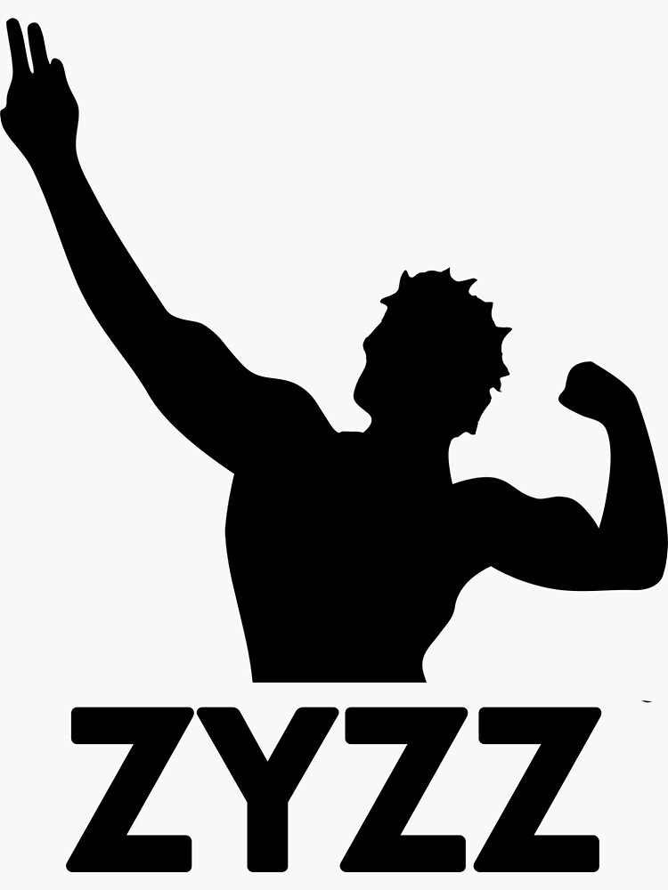 "Zyzz " Sticker by bodyimprove | Redbubble