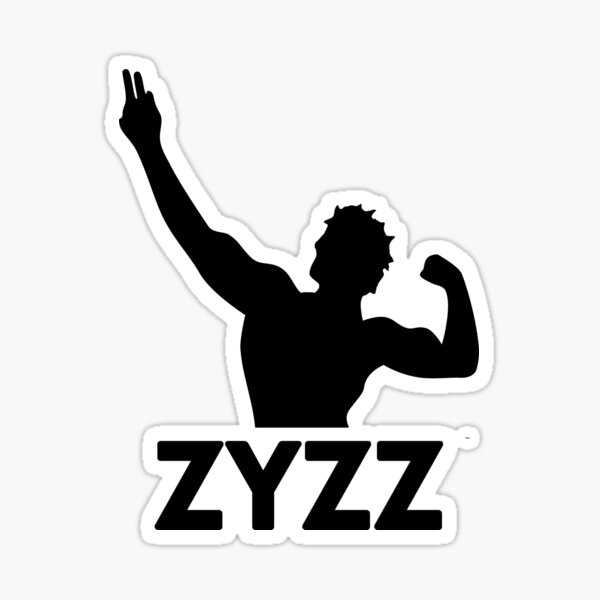 "Zyzz " Sticker by bodyimprove | Redbubble