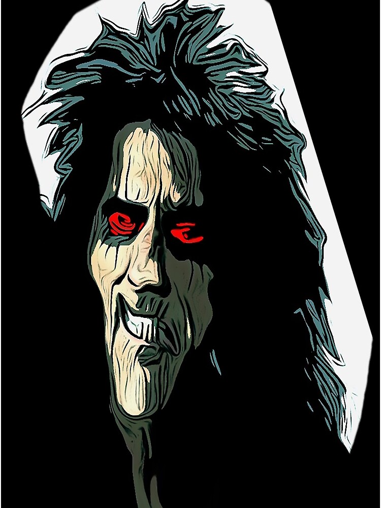 "scary face digital art" Poster for Sale by RikkiD9 | Redbubble