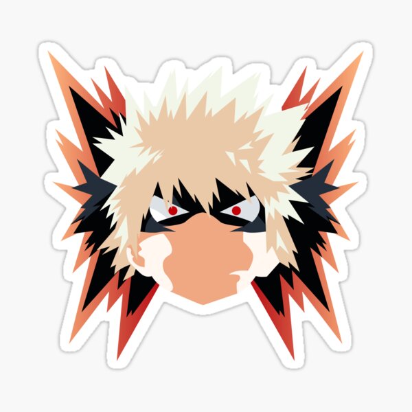 "Bakugou My Hero Academia" Sticker by LaughingAle | Redbubble