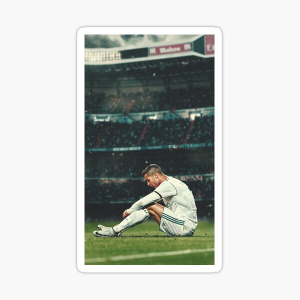 "Cristiano Ronaldo / Real Madrid" Sticker by BILLYZEBIOH | Redbubble