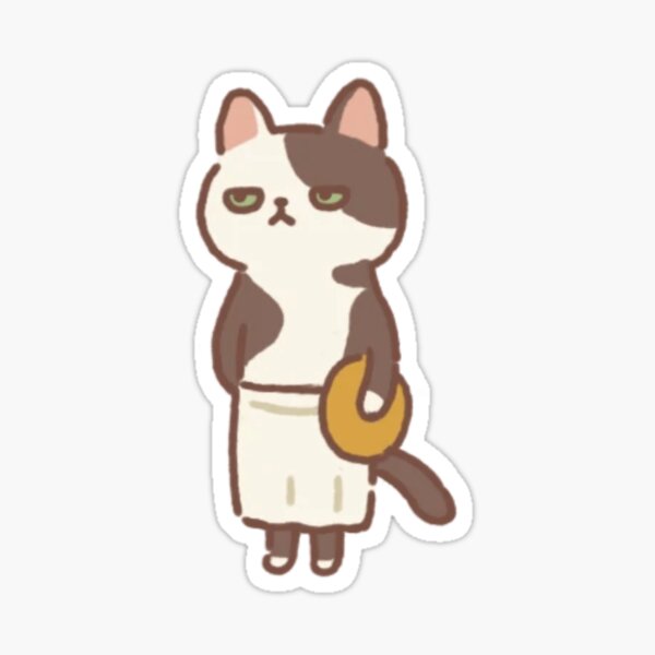 "Seedy the Waiter" Sticker for Sale by GnatDesigns | Redbubble