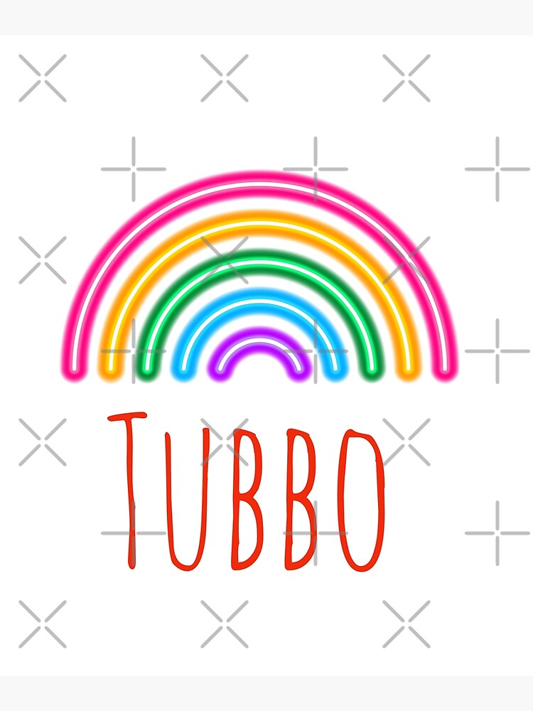 " rainbow tubbo" Poster by bestizeyy | Redbubble