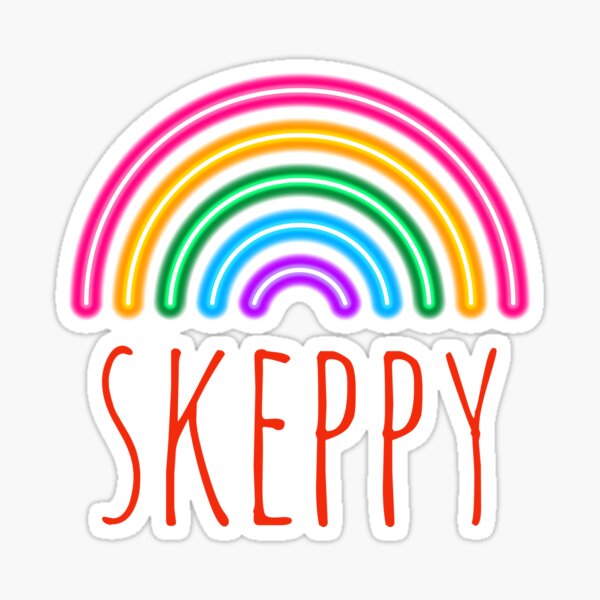 "rainbow skeppy" Sticker by bestizeyy | Redbubble