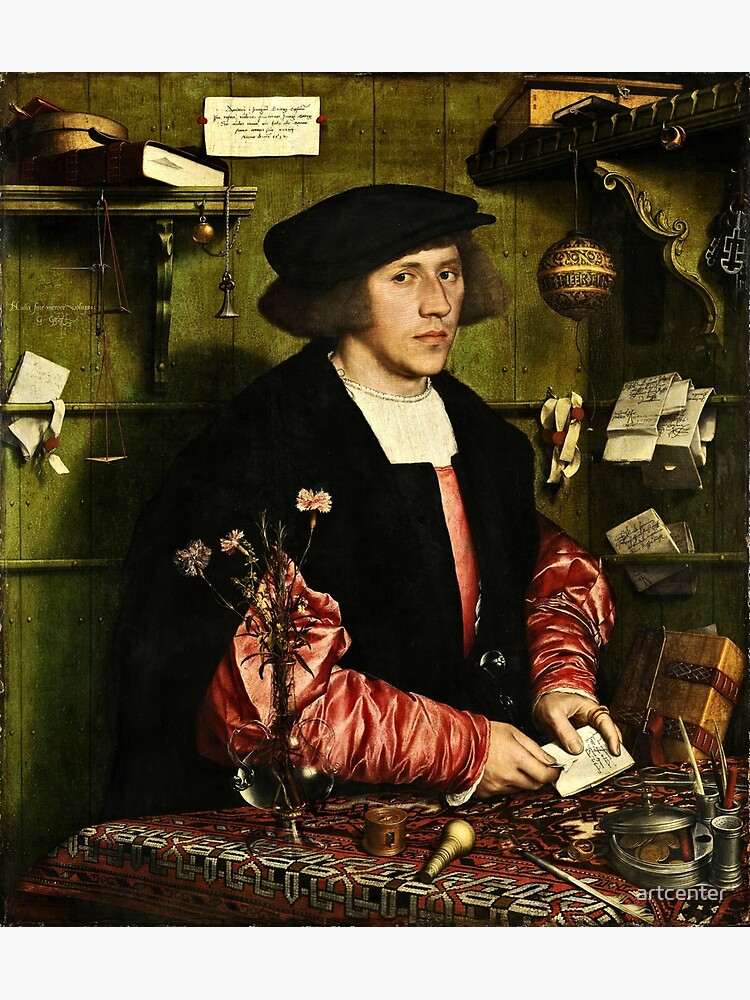 Poster « Hans Holbein Le Jeune - Le Marchand Georg Gisze 1532 », par ...
