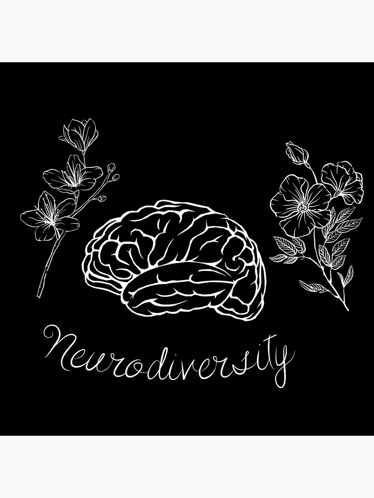 "Brain Neurodiversity" Poster for Sale by AutismMomShop | Redbubble