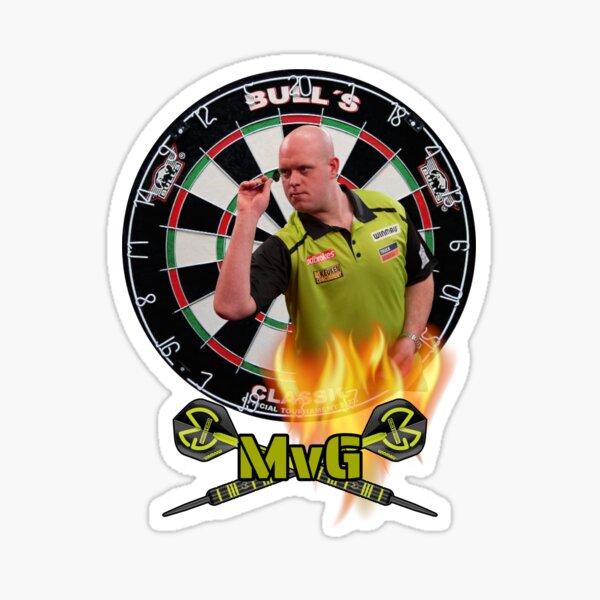 "Michael van Gerwen" Sticker for Sale by patoalex | Redbubble