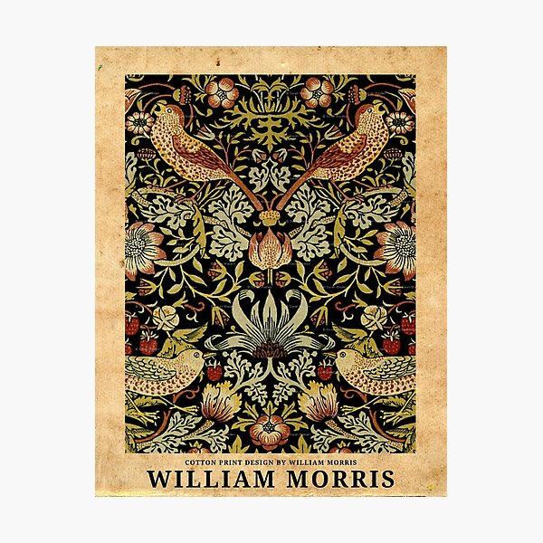 Lámina fotográfica «Cartel de la exposición de William Morris, hermoso William Morris ...