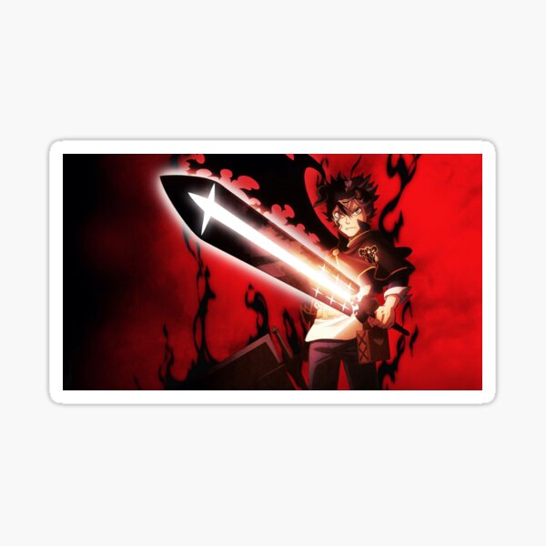 "Asta" Sticker for Sale by Anime---SHOP | Redbubble