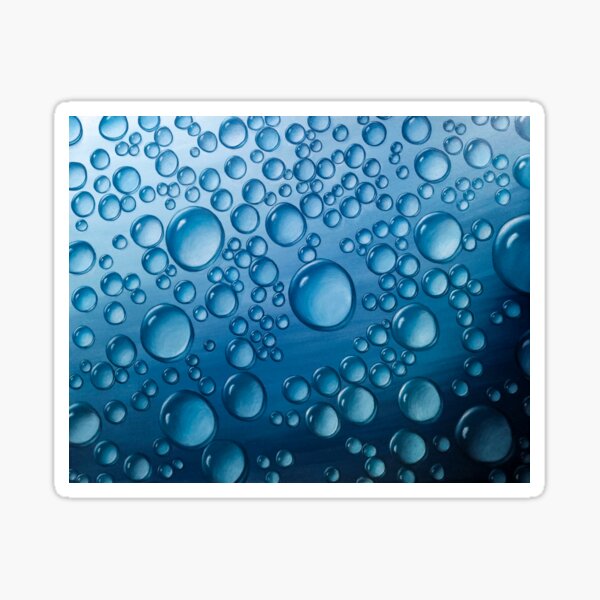 "Water Bubbles" Sticker by EMHaleART | Redbubble