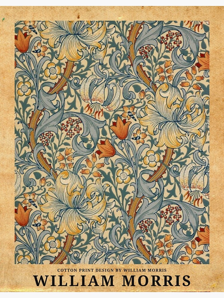 Poster « Toile William Morris Exposition Affiche Belle William Morris ...