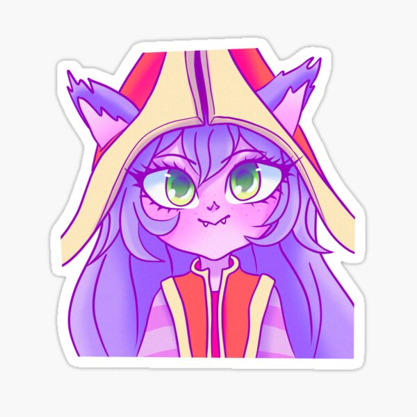 "LoL The Fae Sorceress Lulu" Sticker by eukaryotelaine | Redbubble