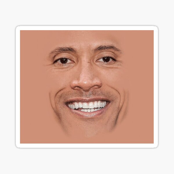 "The Rock Face" Sticker by MartinaKrueger | Redbubble