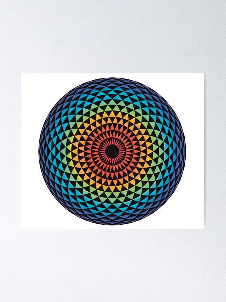 "Sacred Geometry Torus Yantra 3" Poster by Samadhi-Designs | Redbubble