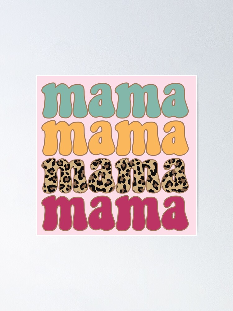 "mama" Poster for Sale by simplife-art | Redbubble