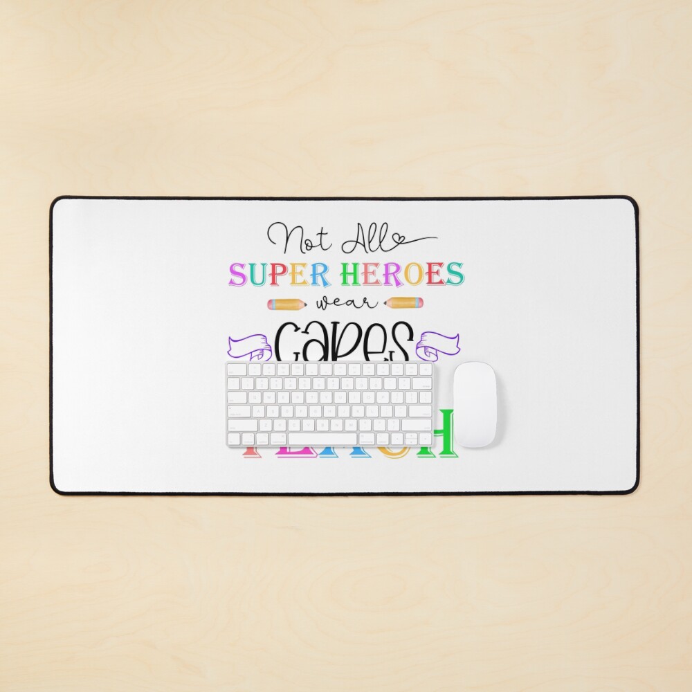 "Not All Super Heroes Wear Capes - Teacher Appreciation- End of School ...