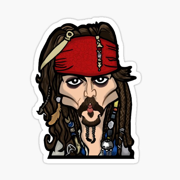 "Johnny Depp" Sticker for Sale by dr7oss | Redbubble