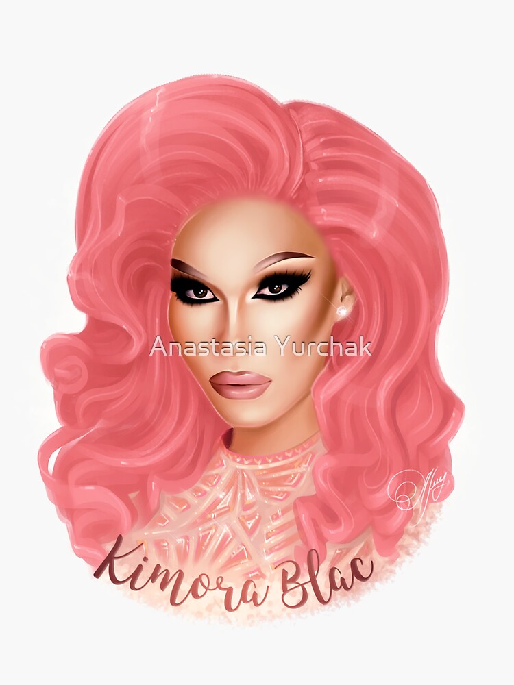 "Kimora" Sticker by lliaison | Redbubble