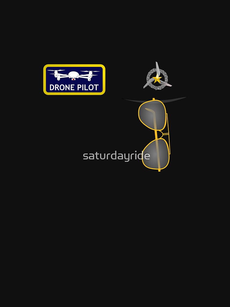 "Drone pilot uniform" T-shirt for Sale by saturdayride | Redbubble ...