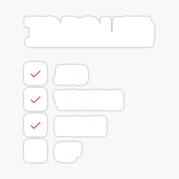 "TO DO LIST MANAGE YOUR TASK" Sticker by MinhUyenJAVA | Redbubble