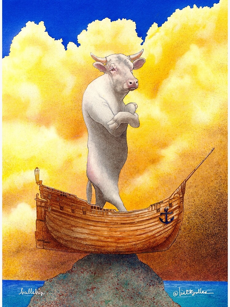 Will Bullas / art print / bullship... / humor / animals Premium Matte ...